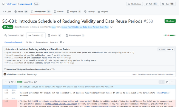 [B! SSL] 情シス激怒（げきおこ）～ Apple が SSL/TLS 証明書有効期間を短縮提案 | ScanNetSecurity